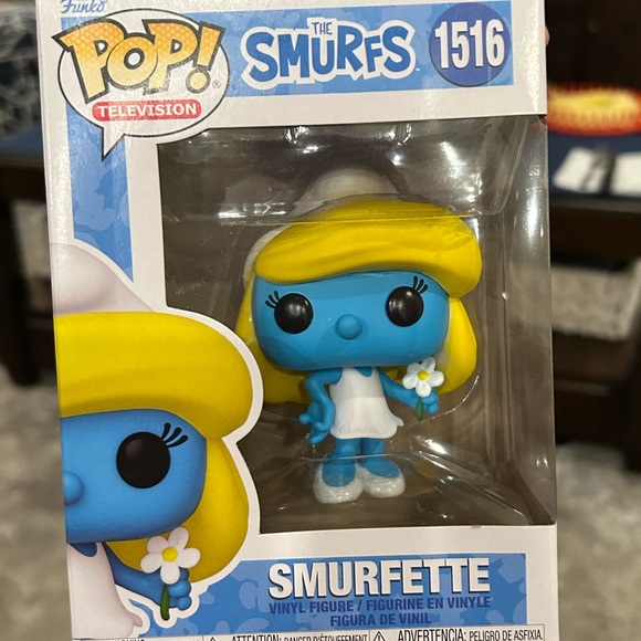 Funko | Toys | Funko Smurfette Pop Figure Blue And Yellow | Poshmark
